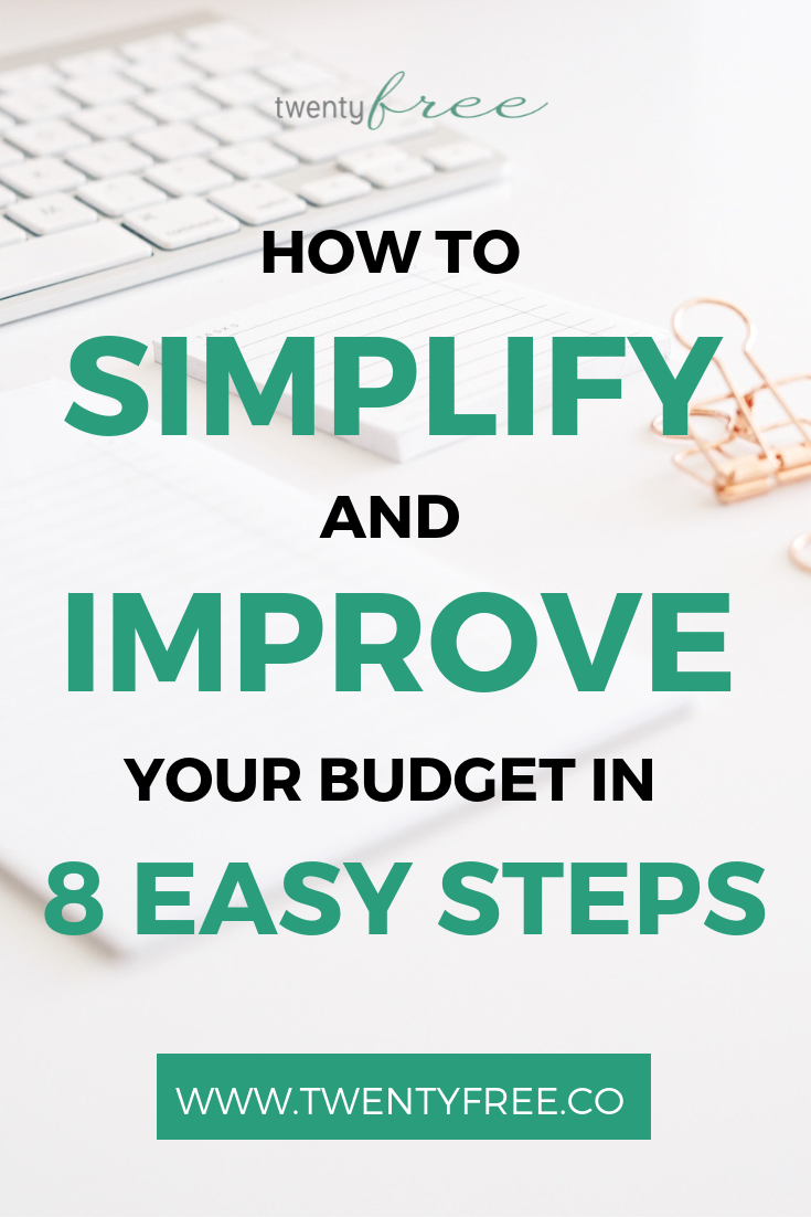 How to Simplify + Improve Your Budget in 8 Easy Steps