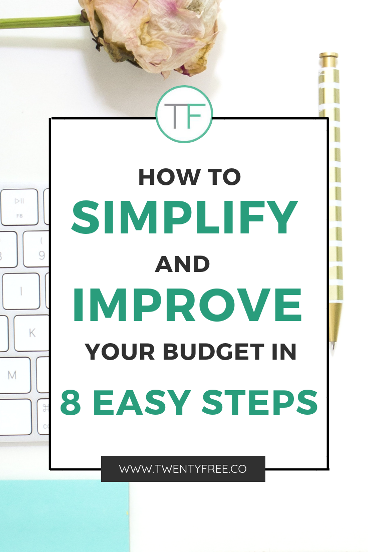 How to Simplify + Improve Your Budget in 8 Easy Steps