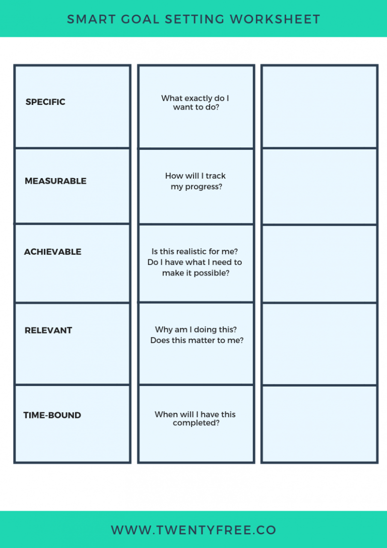 6 Simple SMART Goal Templates to Make Goal Setting Insanely Easy (and ...